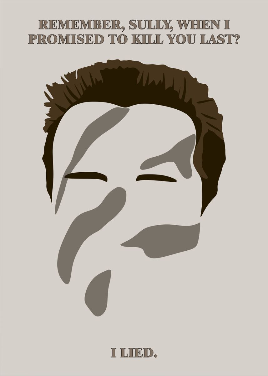 'I Lied' Poster, picture, metal print, paint by Josh B | Displate