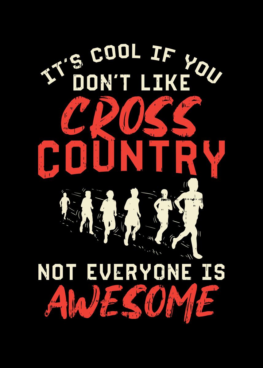 'Runner Cross Country' Poster by LaLou | Displate
