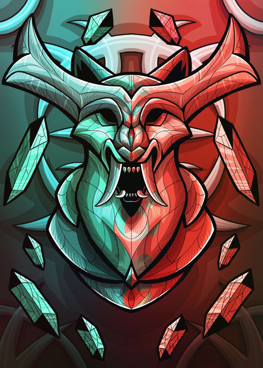 'The mighty Hunllef' Poster, picture, metal print, paint by Raikesy ...