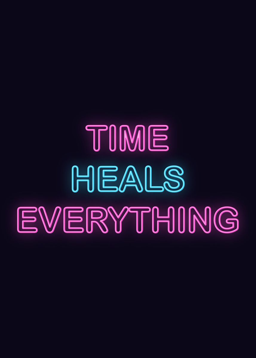 'Neon Motivation Quote' Poster, picture, metal print, paint by Rizalul ...