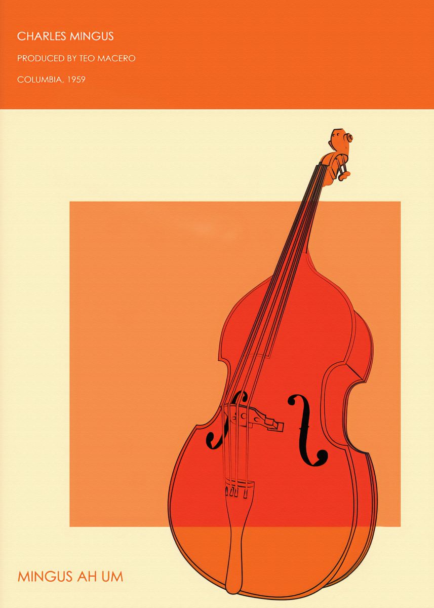 'Charles Mingus' Poster, picture, metal print, paint by ...