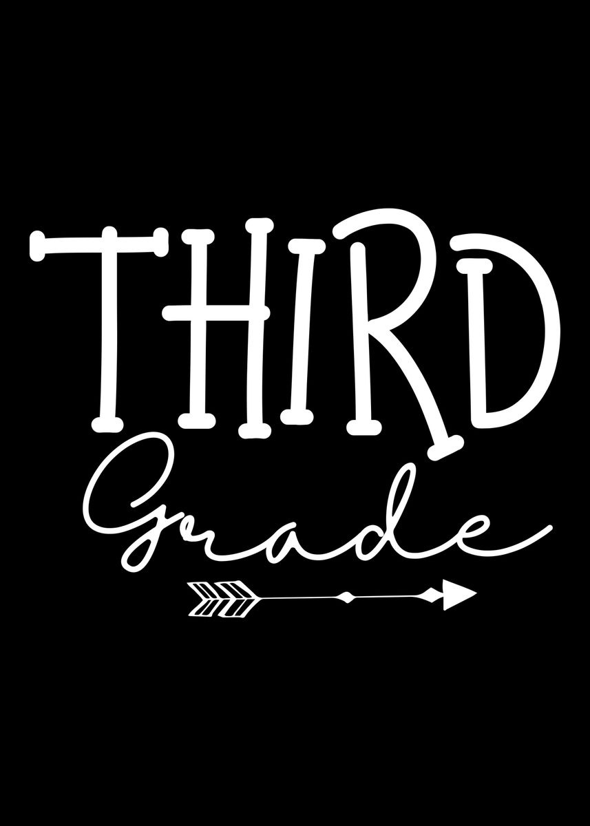 'Third Grade' Poster, picture, metal print, paint by Cooldruck | Displate