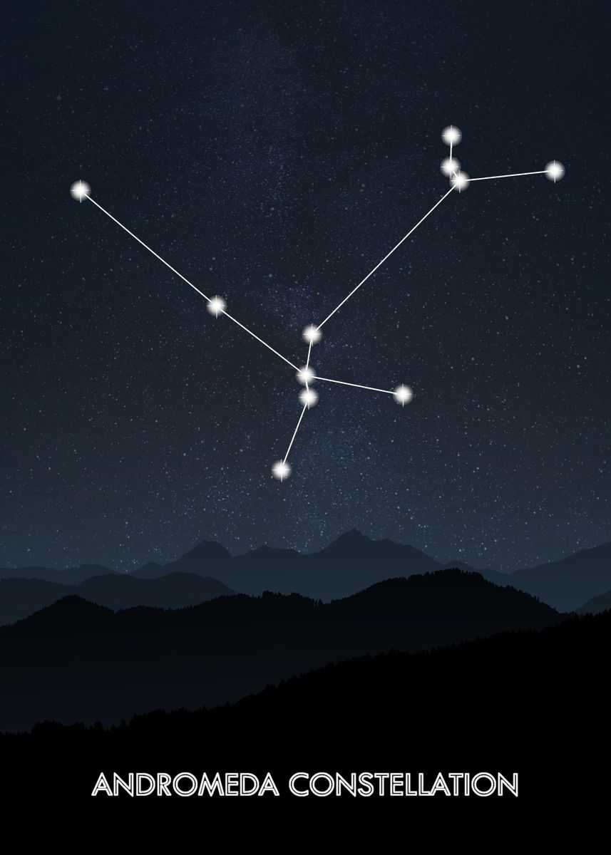 'Andromeda' Poster, picture, metal print, paint by HEMERSON | Displate