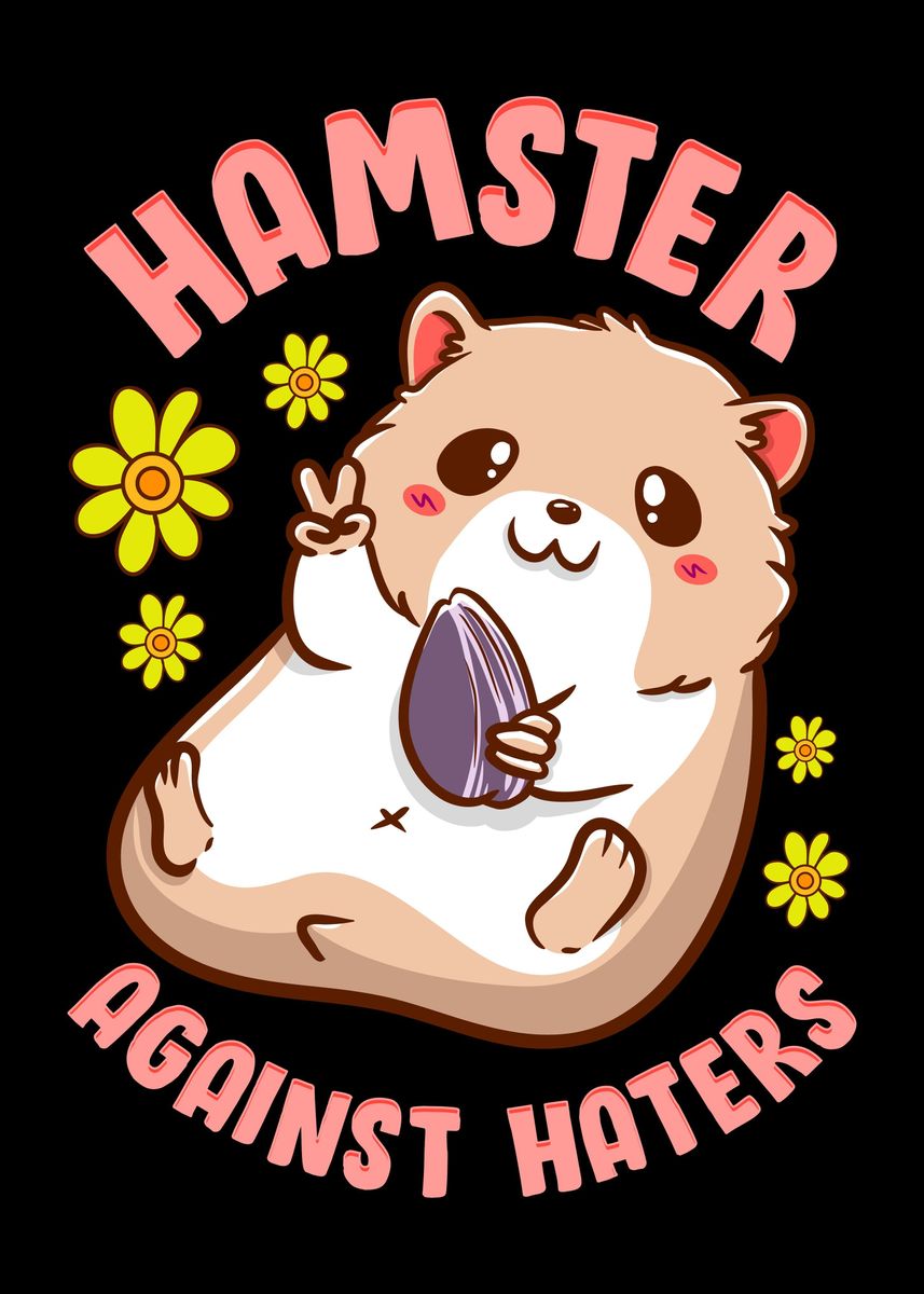 'Funny Hamster Gift' Poster by LaLou | Displate