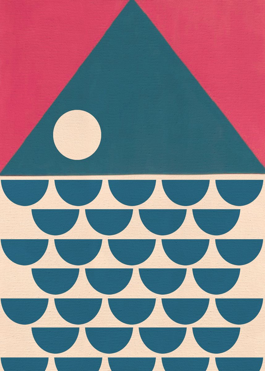 'Fish Scale 2' Poster, picture, metal print, paint by Fernando Vieira ...