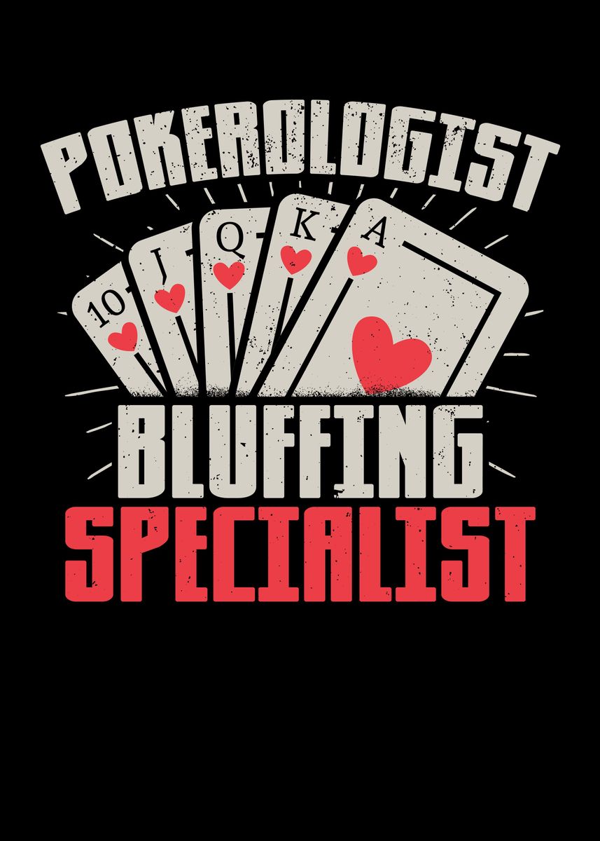 'Poker Player Gambling' Poster by LaLou | Displate