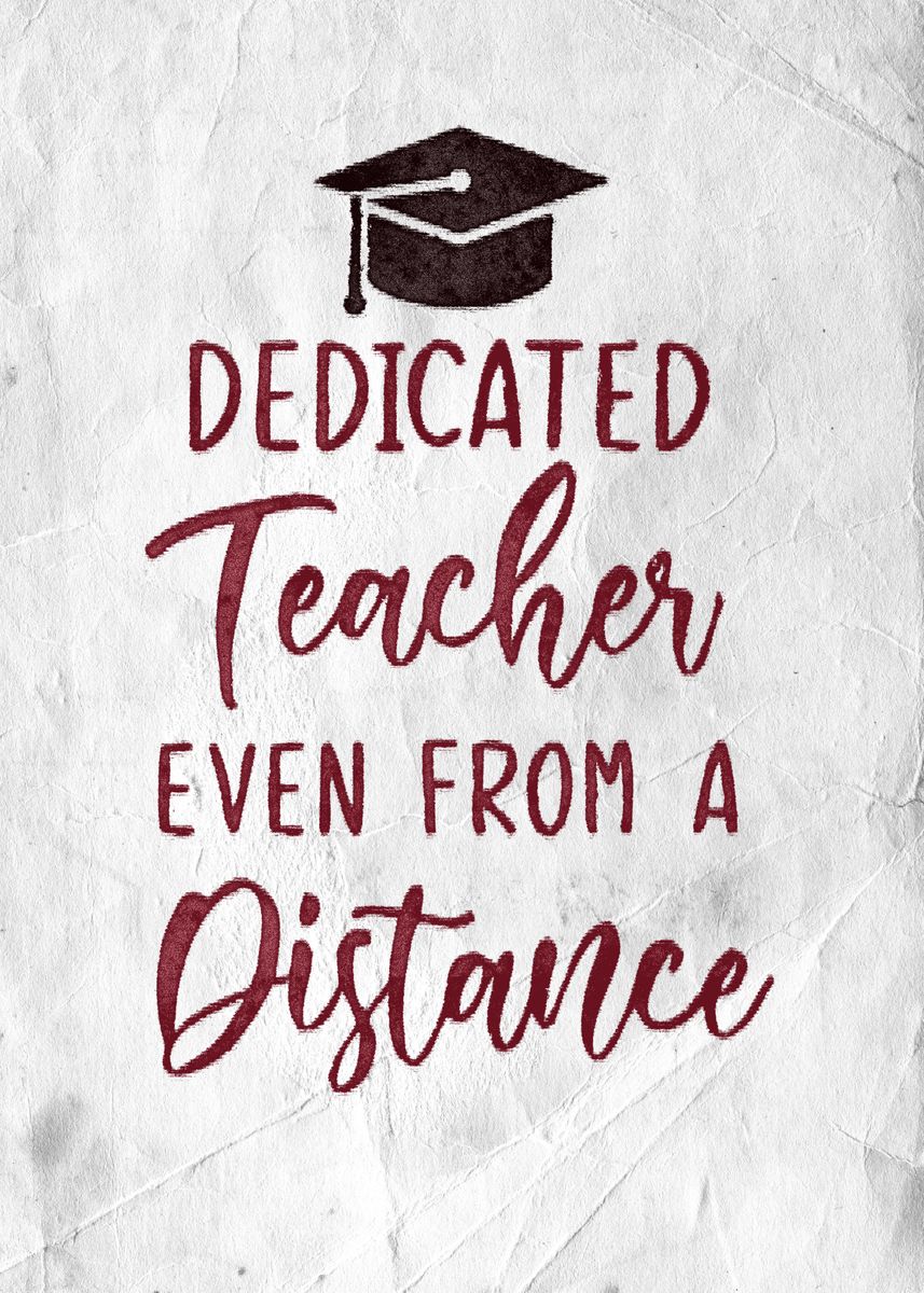 'Dedicated Teacher' Poster, picture, metal print, paint by Mobilunik ...
