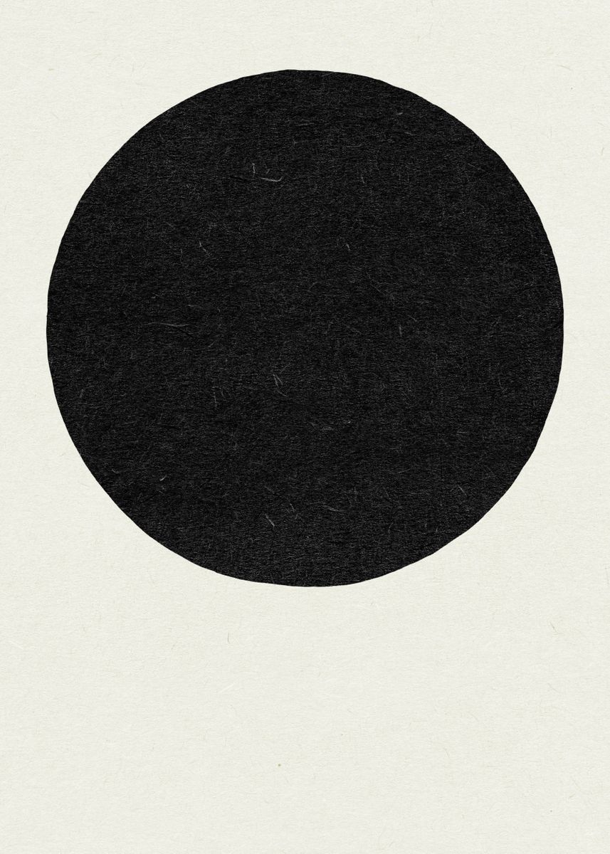 'Floating Circle Form' Poster, picture, metal print, paint by ...