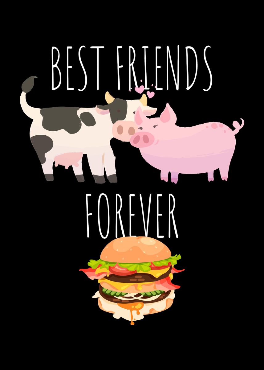 'Best Friends Forever Beef' Poster by EDventures | Displate