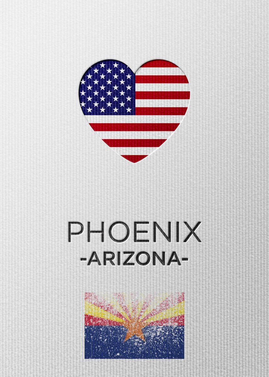 'Phoenix Arizona' Poster by Manuel Garcia | Displate