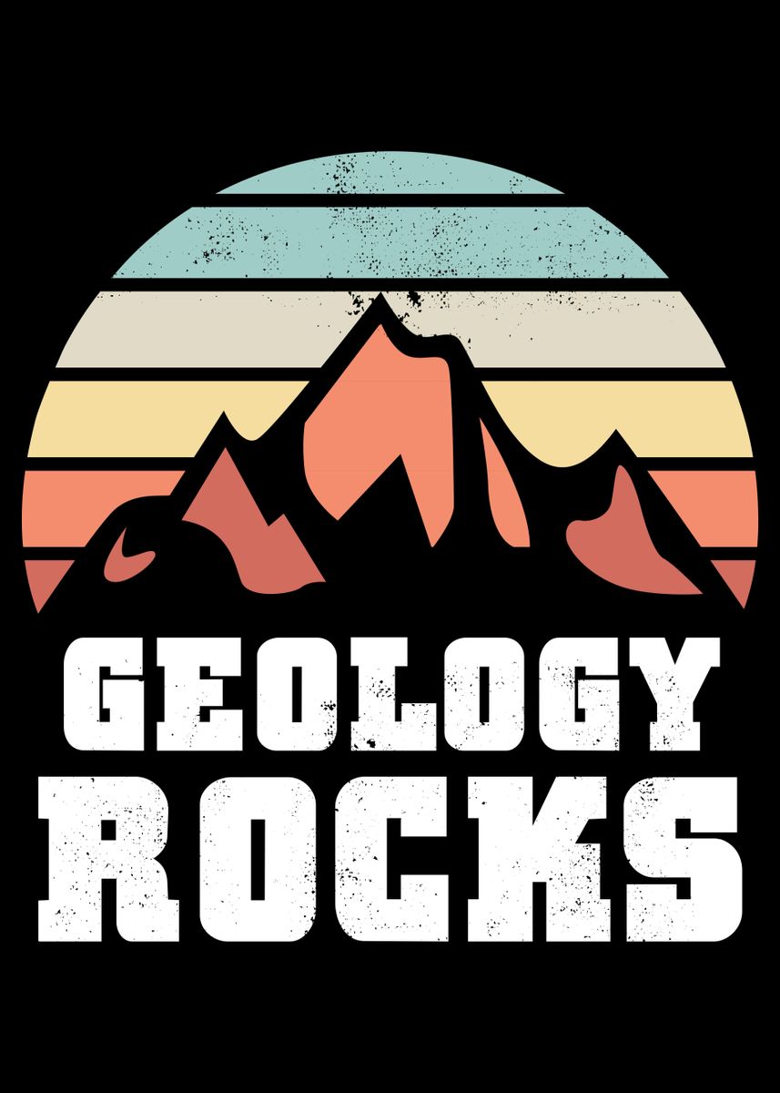 'Funny Geology Rocks Gift' Poster by Philip Anders | Displate