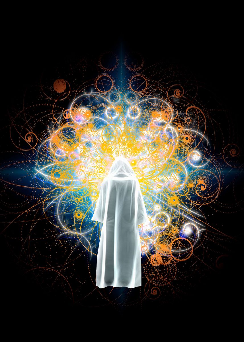 'Mystic figure' Poster, picture, metal print, paint by Bruce Rolff ...