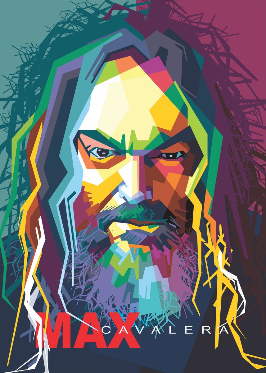 'Max Cavalera' Poster, picture, metal print, paint by Ant Sepulchre ...