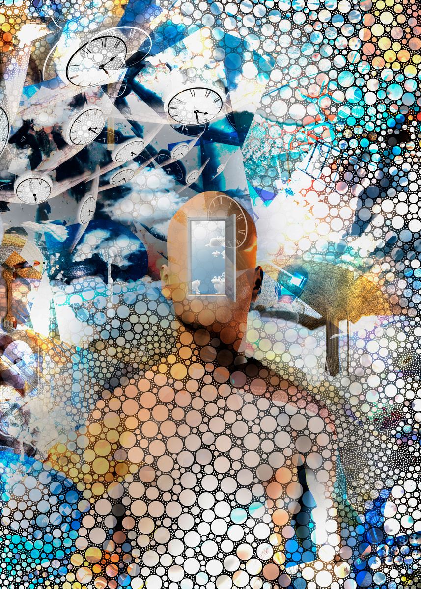 'Flow of Time' Poster, picture, metal print, paint by Bruce Rolff ...