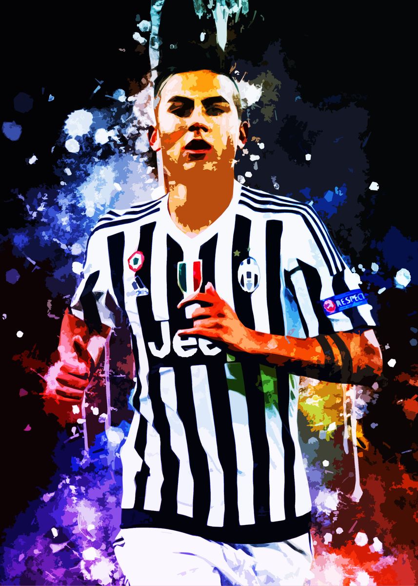 'paulo dybala' Poster, picture, metal print, paint by OverKiks | Displate