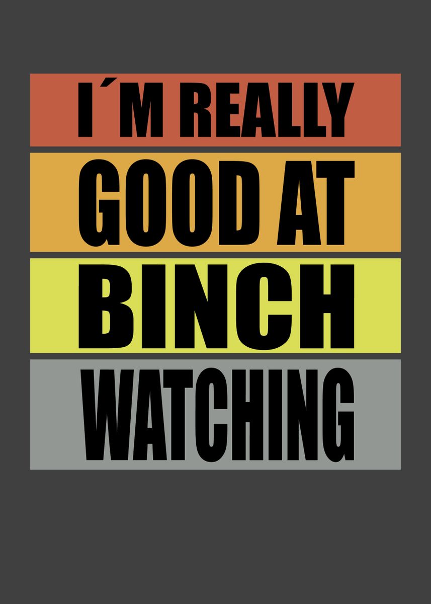 'Binge Watching' Poster, picture, metal print, paint by schmugo | Displate