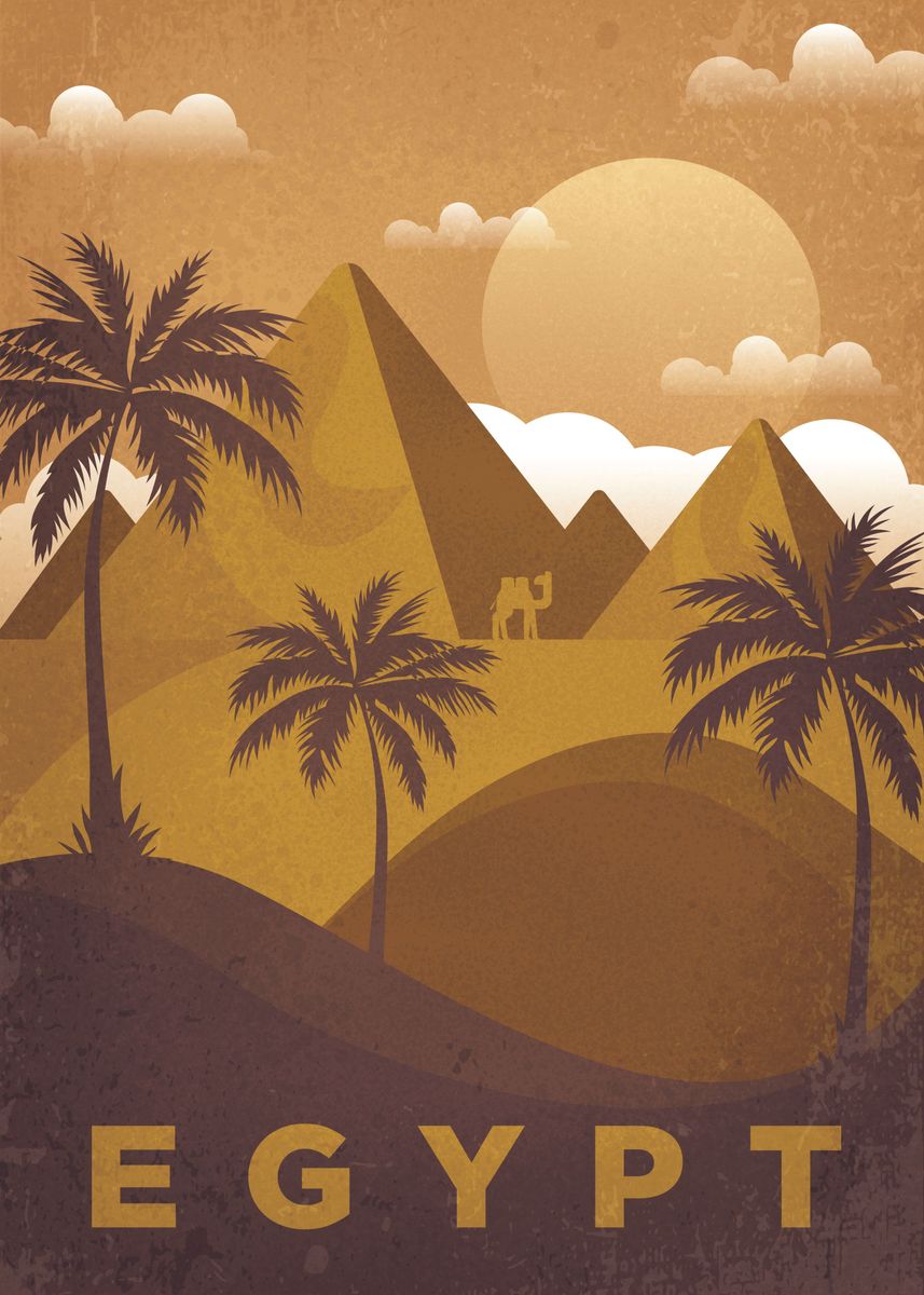 'Egypt' Poster by Kunyah | Displate