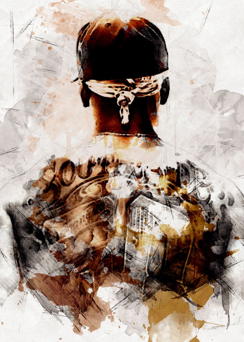 '50 Cent Rapper Hiphop' Poster, picture, metal print, paint by XmeShop ...