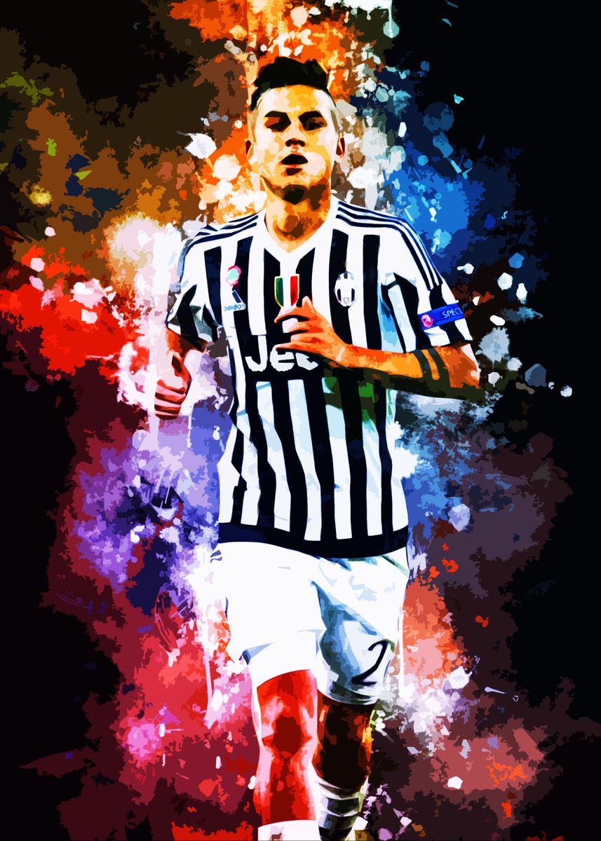'paulo dybala' Poster, picture, metal print, paint by OverKiks | Displate