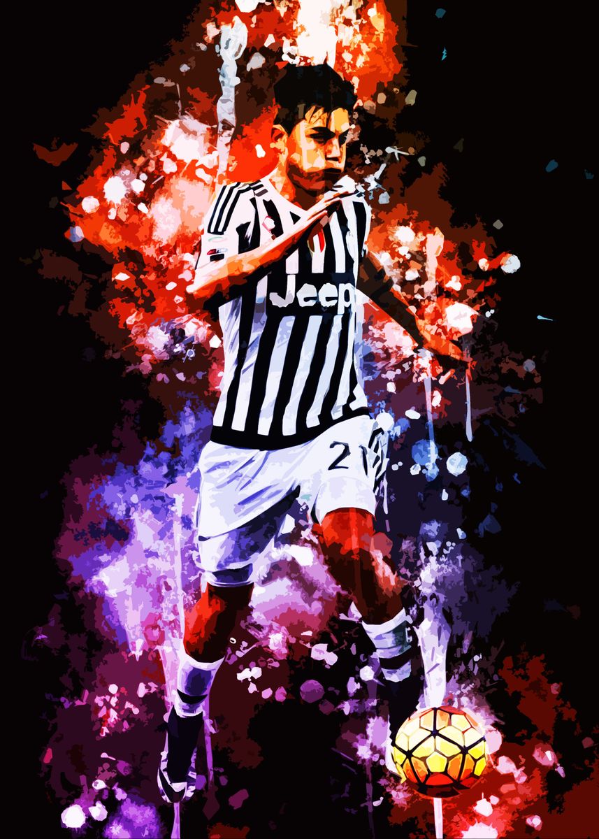 'paulo dybala' Poster by OverKiks | Displate