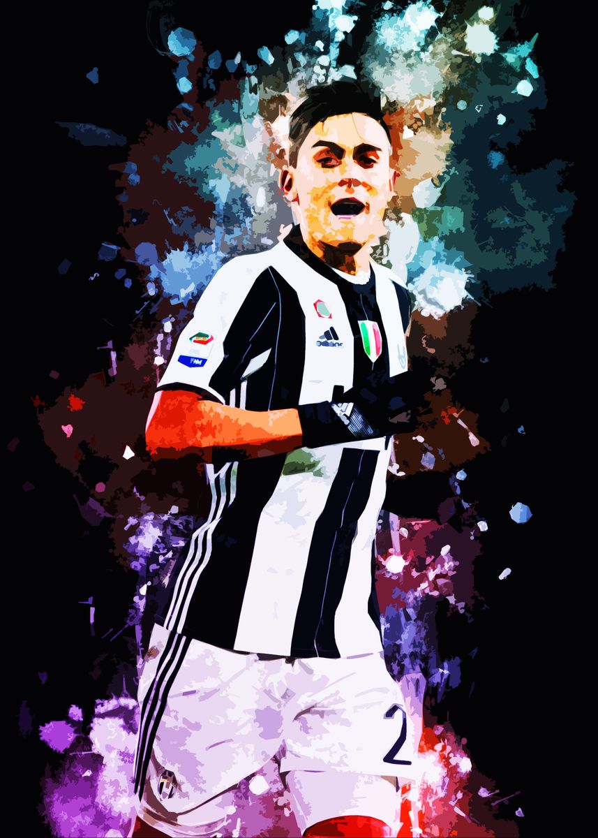'paulo dybala' Poster, picture, metal print, paint by OverKiks | Displate