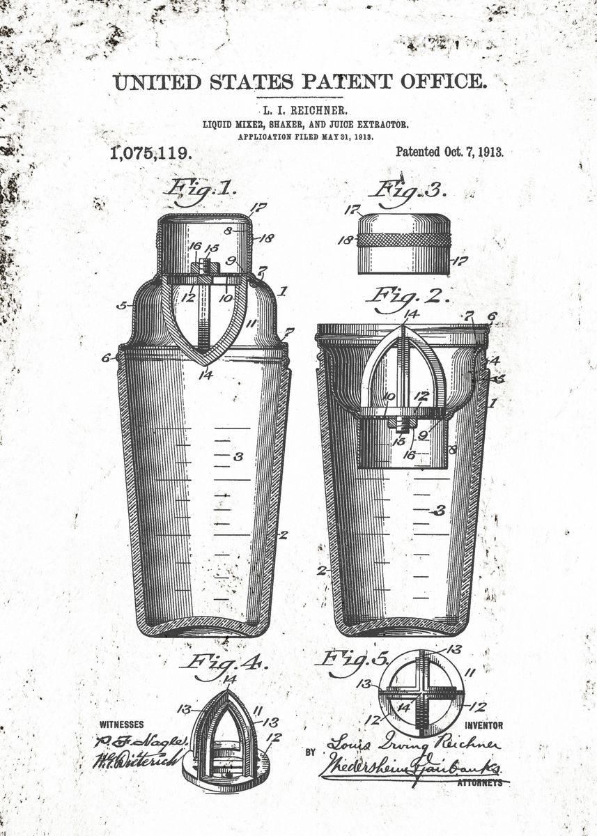 'Drink Shaker' Poster, picture, metal print, paint by JoshuaMMoody ...