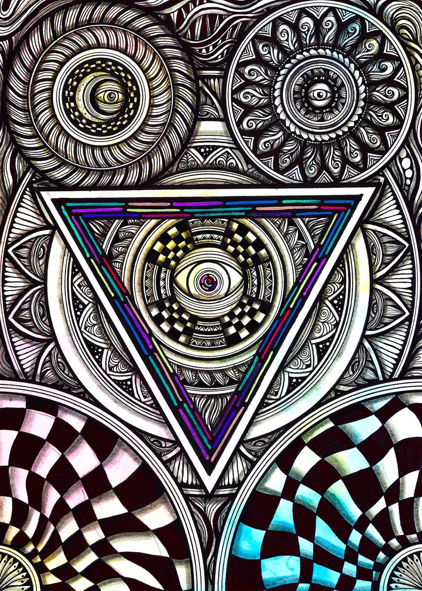 'Hypnotic Eye' Poster by may escol | Displate