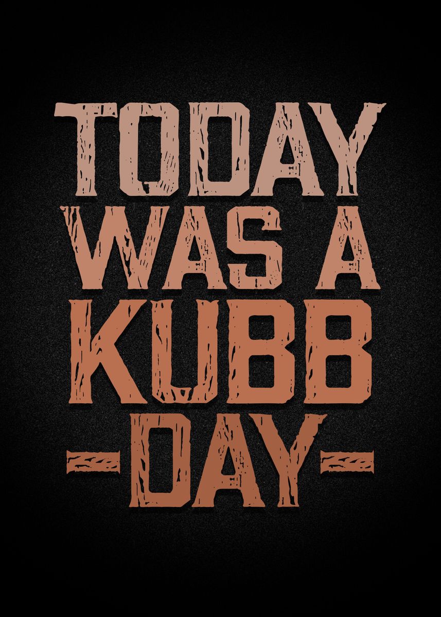 'Kubb Viking Chess' Poster by VikingWayOfLife Design | Displate