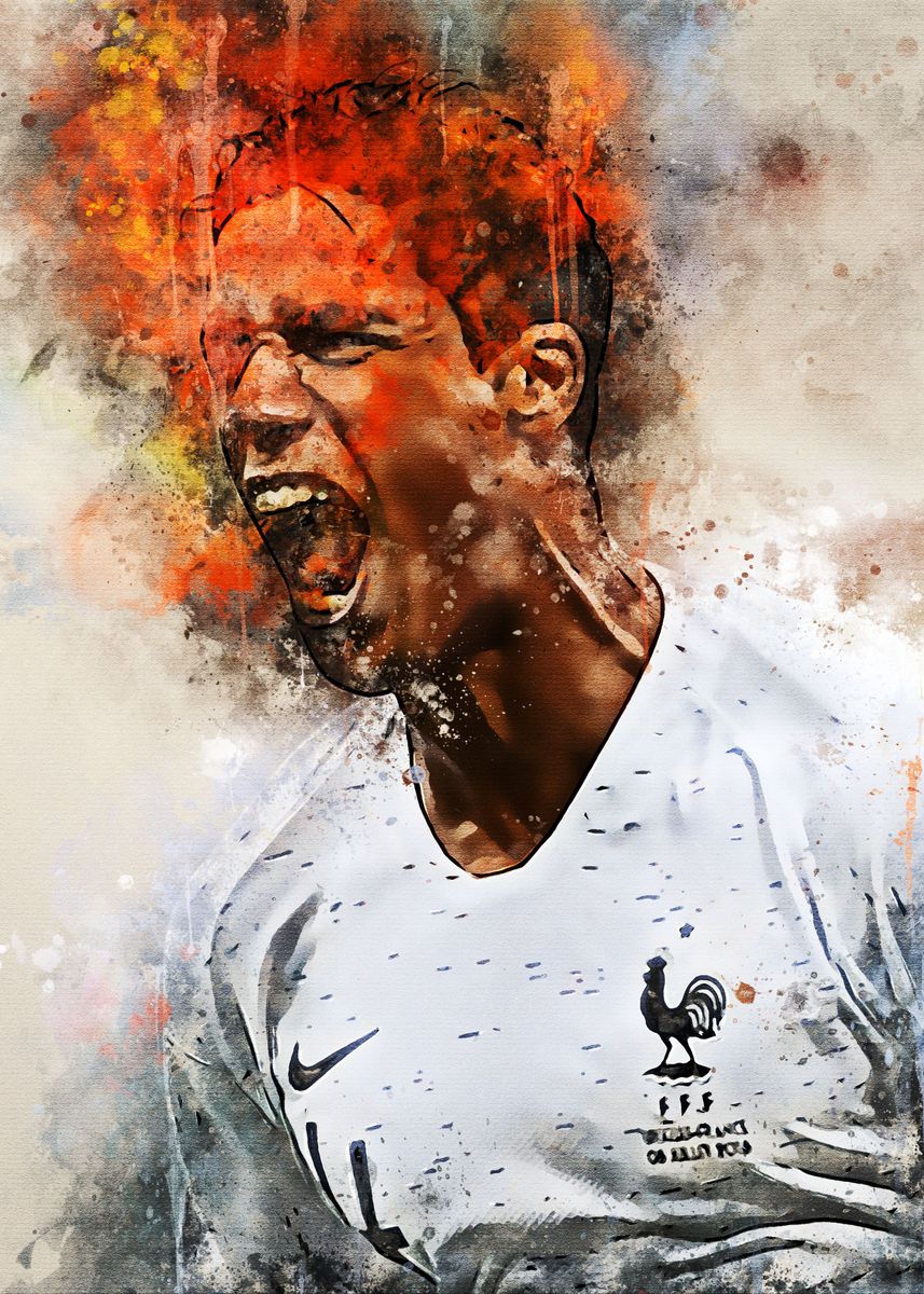 'Raphael Varane' Poster by Franklin Ruben | Displate