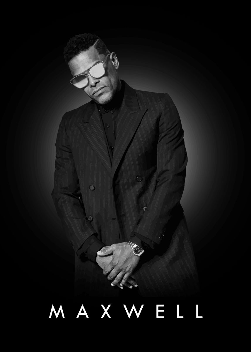 'Maxwell' Poster, picture, metal print, paint by Bo Kev | Displate