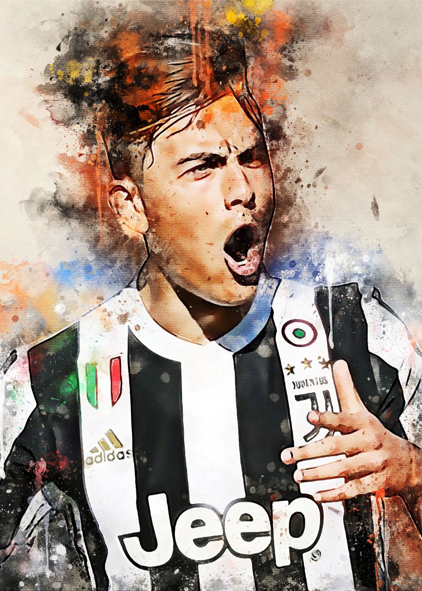 'Paulo Dybala' Poster by Franklin Ruben | Displate