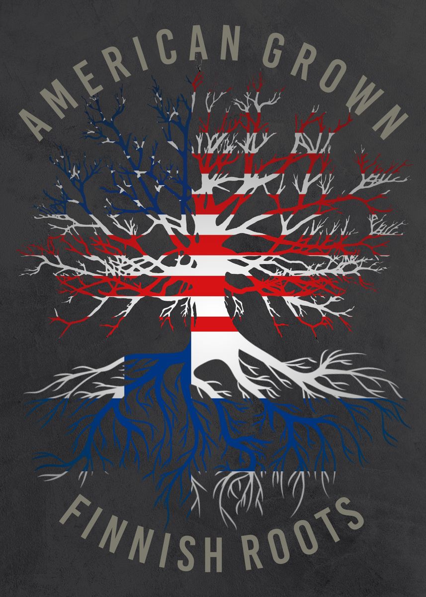 'American Finnish' Poster by osmik | Displate