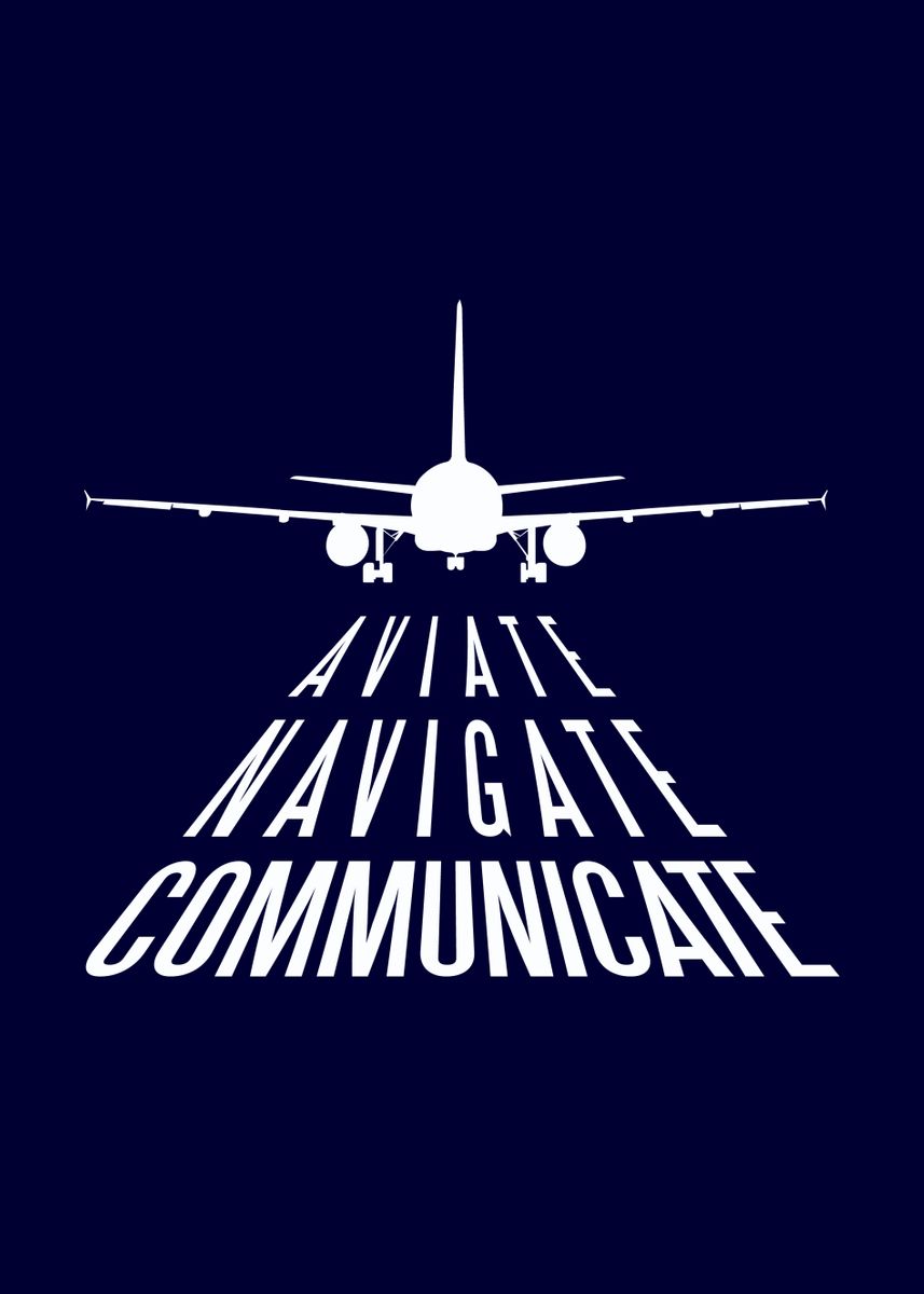 'AVIATION QUOTE' Poster by thetshirtshop2020 | Displate