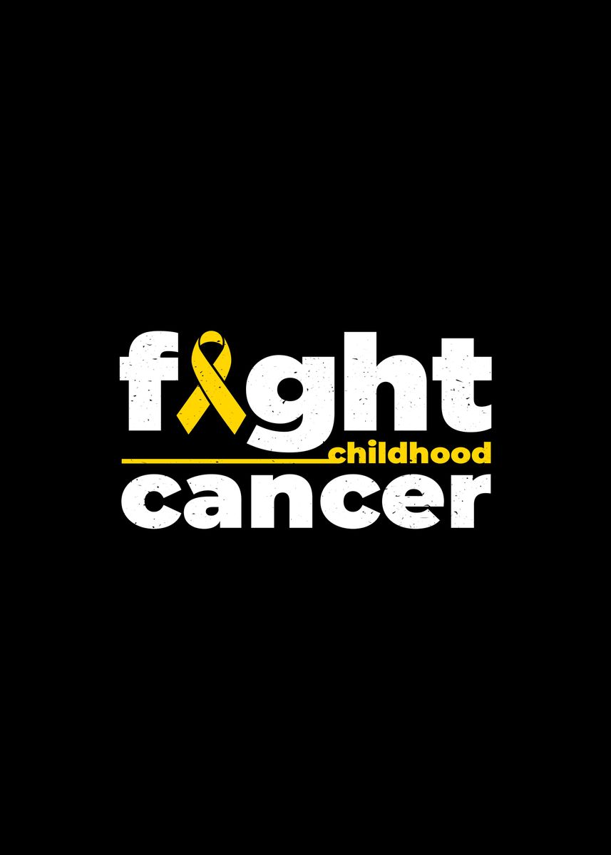 'Childhood Cancer Awareness' Poster, picture, metal print, paint by ...