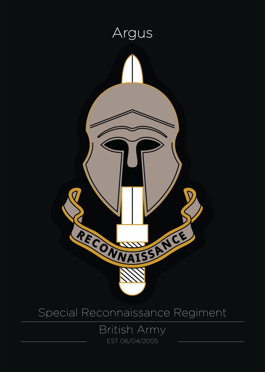 'Special Recon Regiment' Poster, picture, metal print, paint by Michael ...