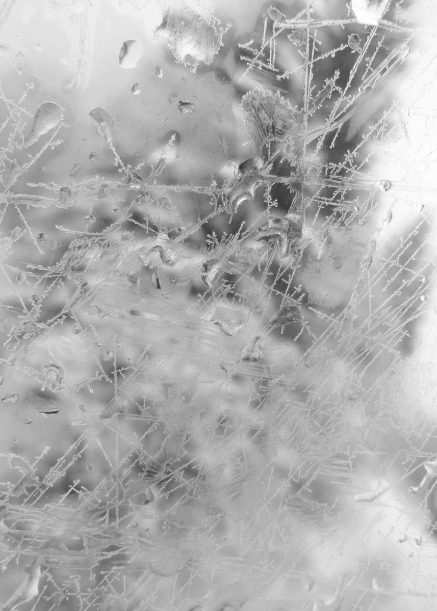 'frozen now crystals' Poster by Bloomartgallery Shop | Displate