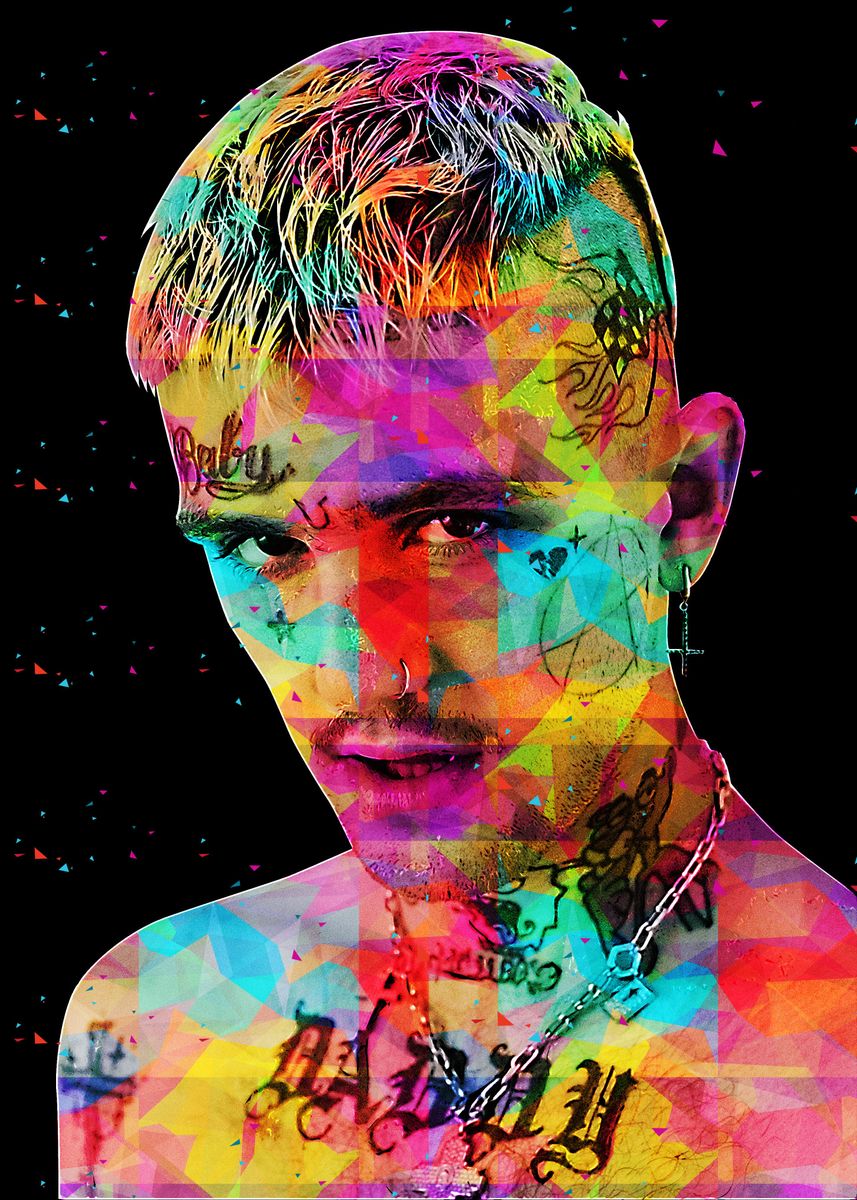 'Lil Peep ' Poster by San Creative | Displate