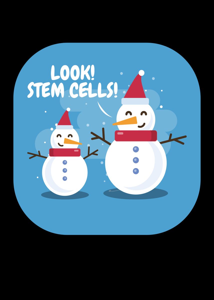 'Look Stem Cells' Poster, picture, metal print, paint by Mooon | Displate