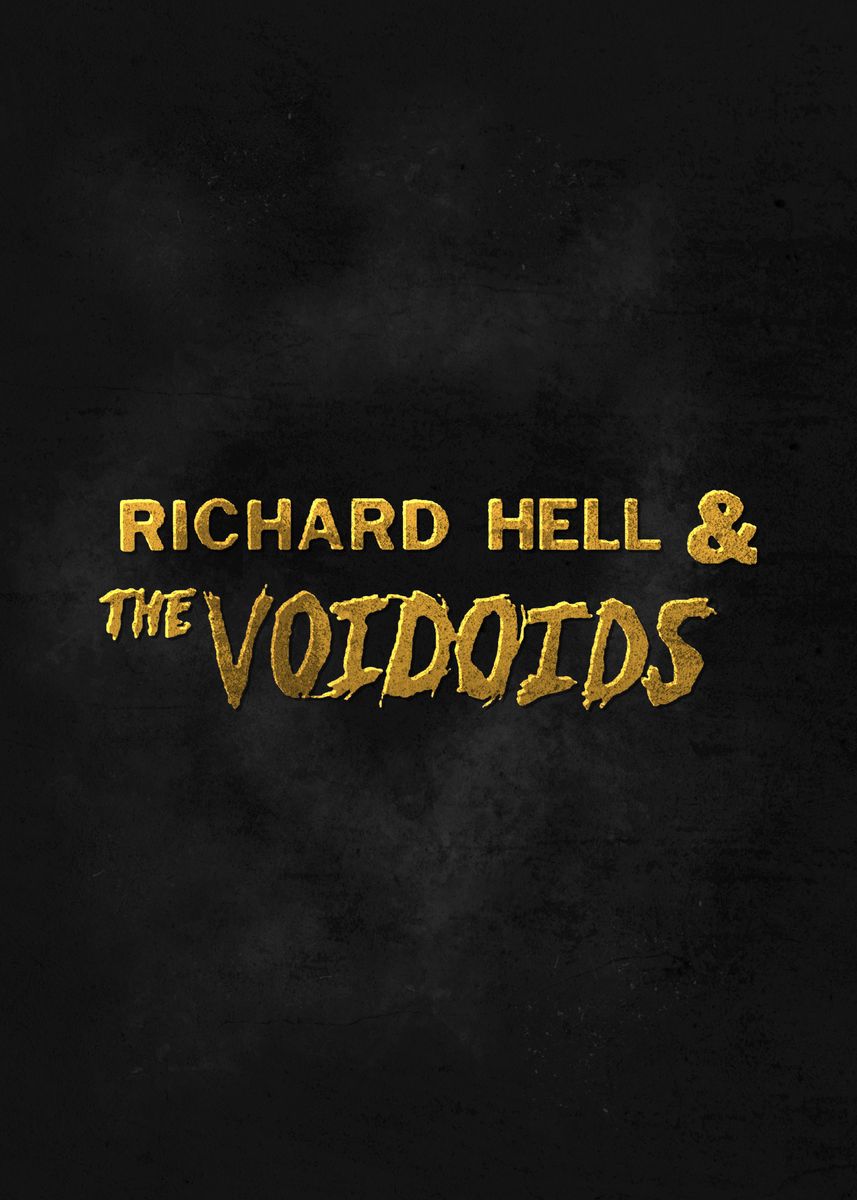 'Richard Hell and Voidoids ' Poster, picture, metal print, paint by ...