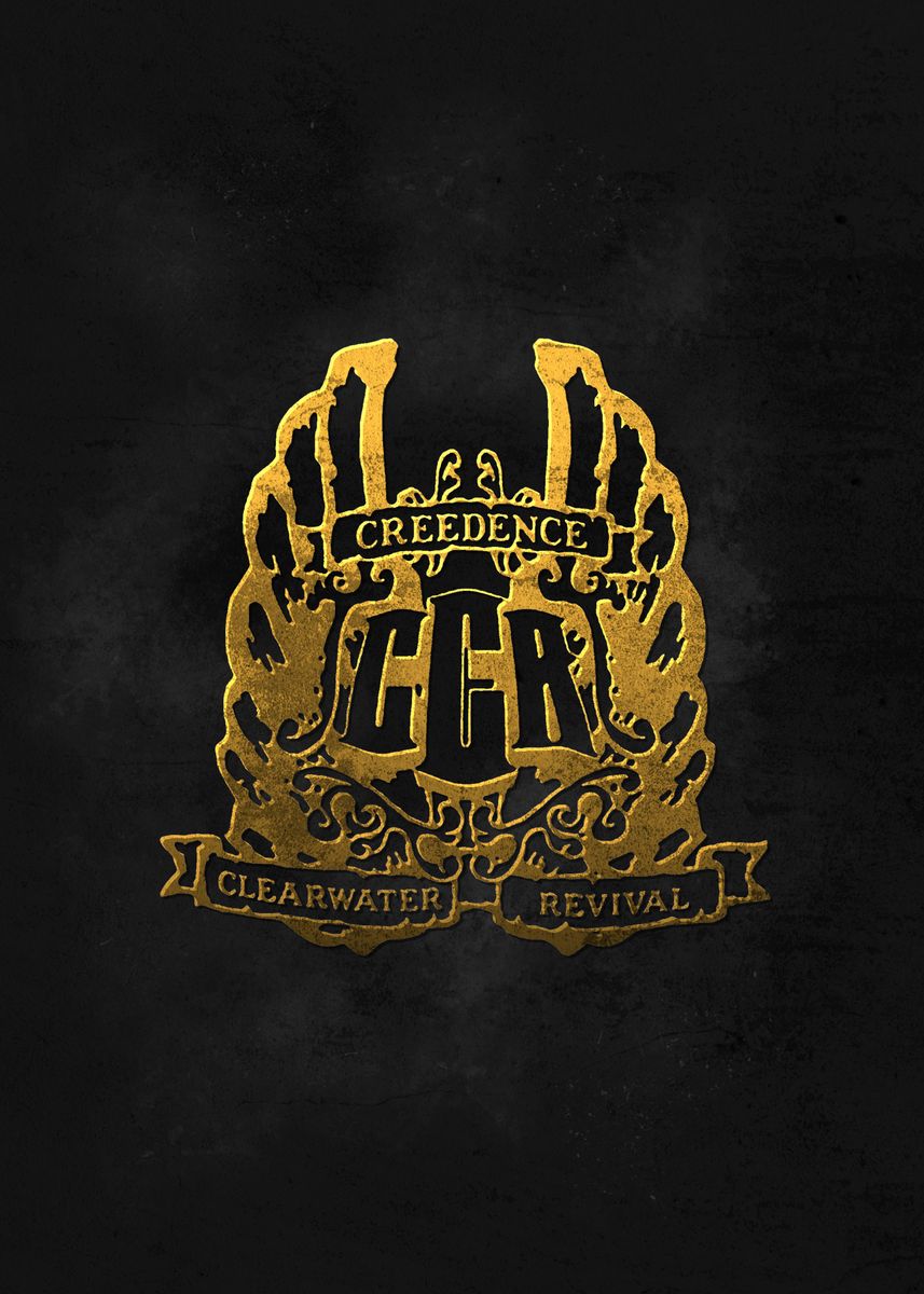 'Creedence Clearwater logo' Poster, picture, metal print, paint by ...