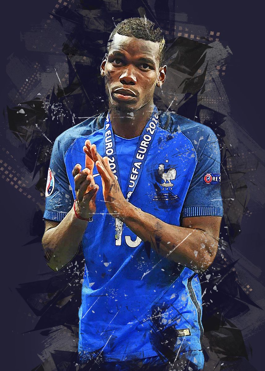 'Paul Pogba' Poster by Morgan Moorhead | Displate
