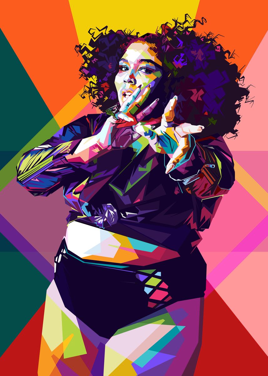'Lizzo' Poster, picture, metal print, paint by ghost art | Displate