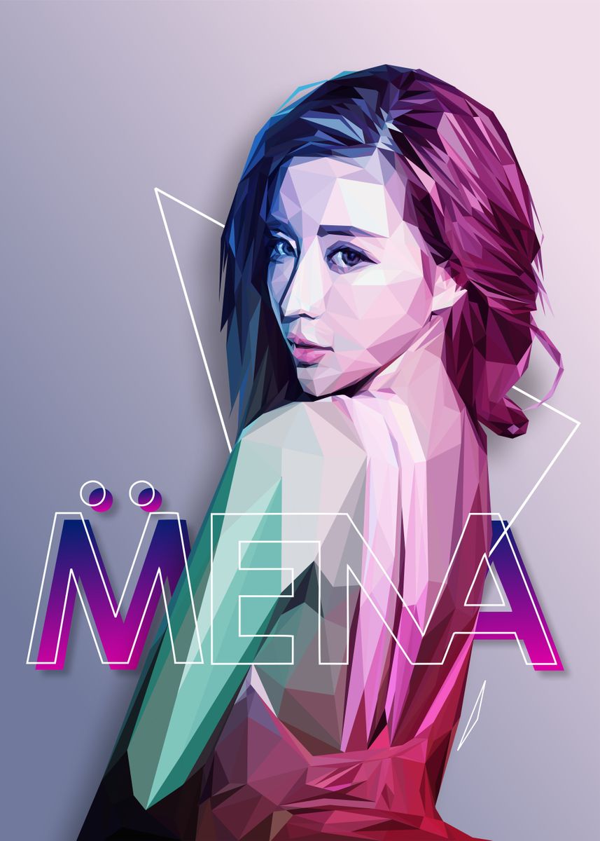 'DJ MENA' Poster, picture, metal print, paint by Most Popular Cult ...