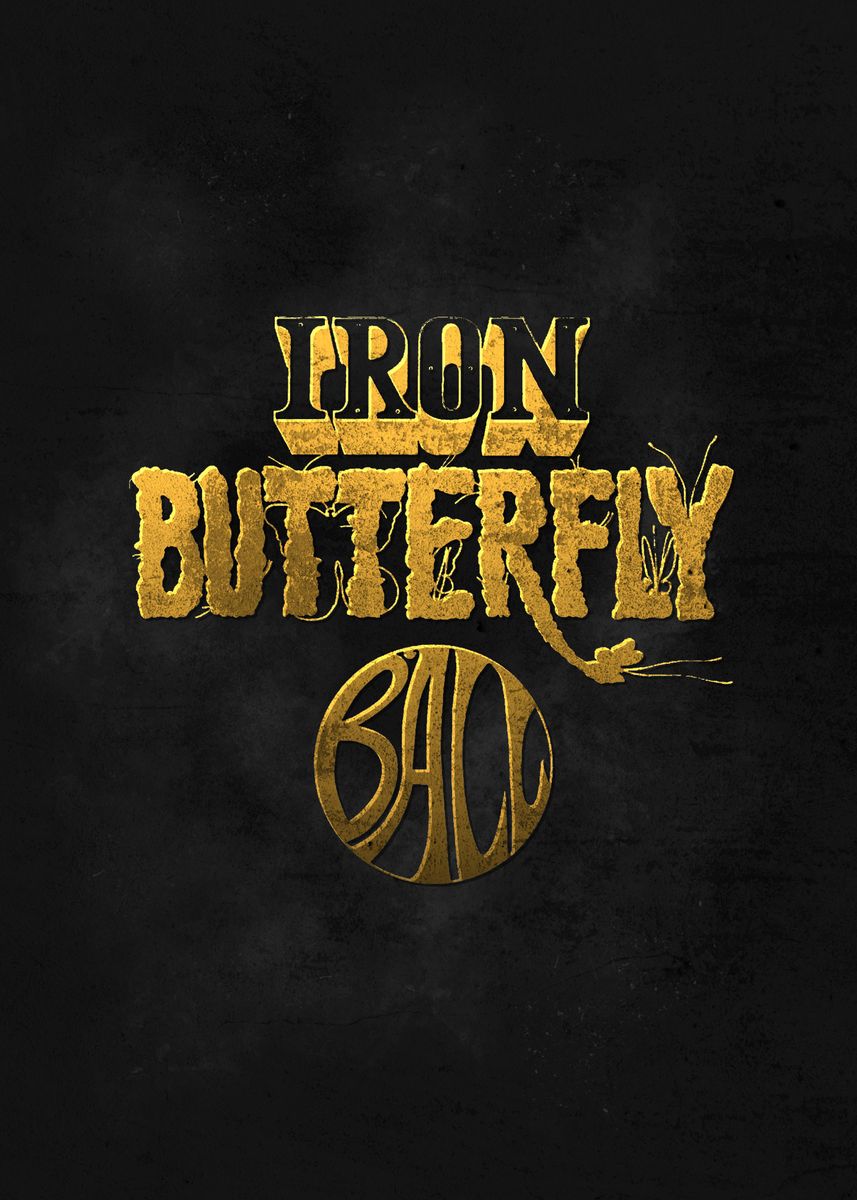 'Iron Butterfly Doug Ingle' Poster by erwin saputra art | Displate