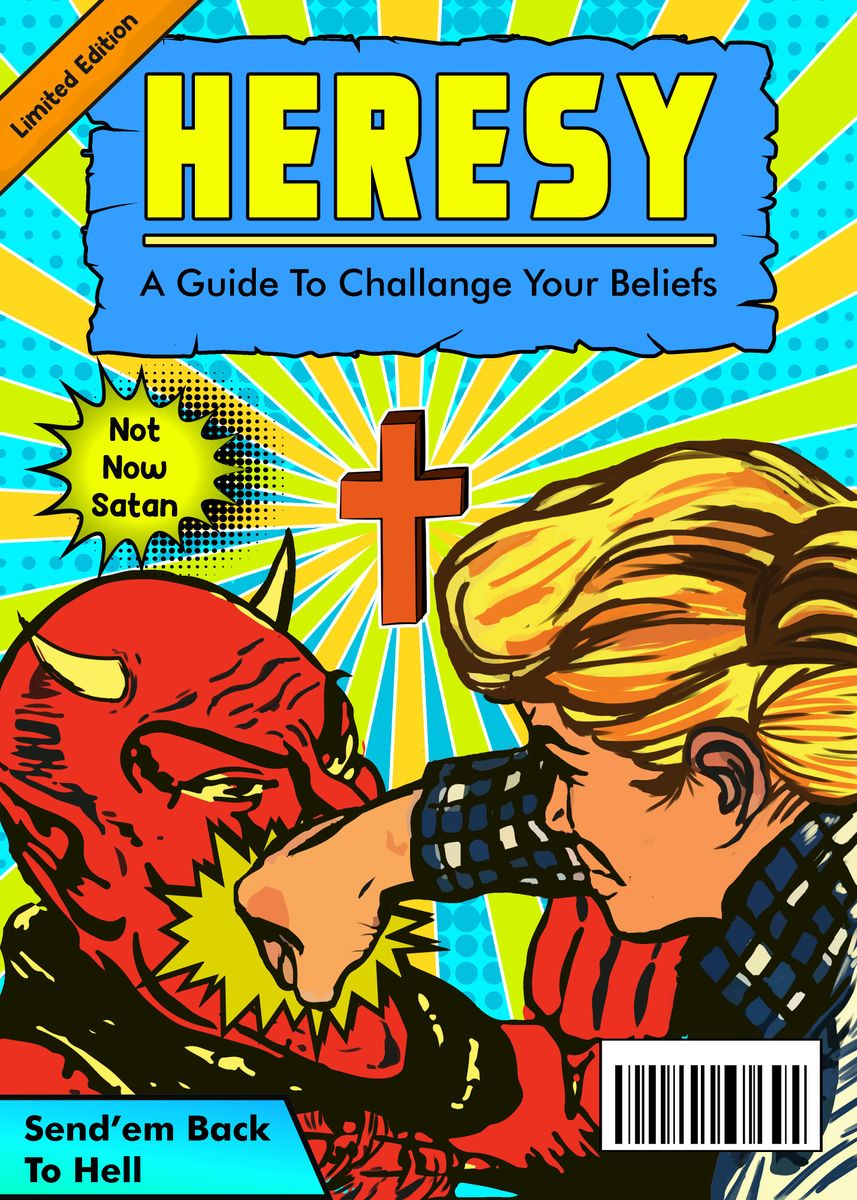 'HERESY' Poster, picture, metal print, paint by theanomalius | Displate
