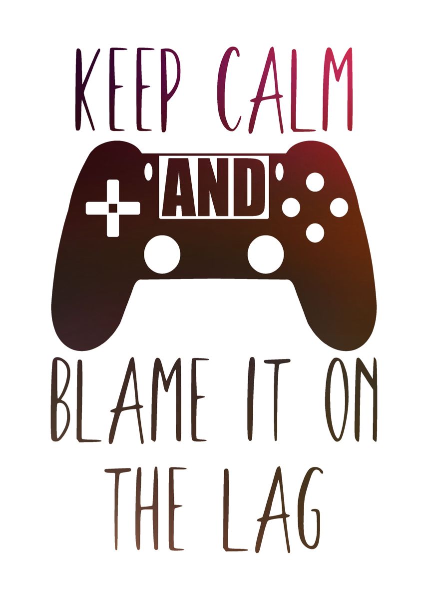 'gaming poster for gamers' Poster, picture, metal print, paint by ...