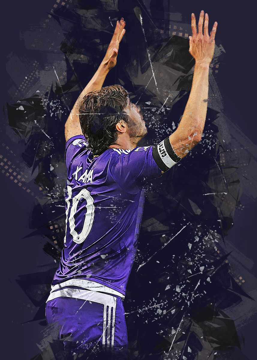 'Ricardo Kaka' Poster, picture, metal print, paint by Morgan Moorhead ...