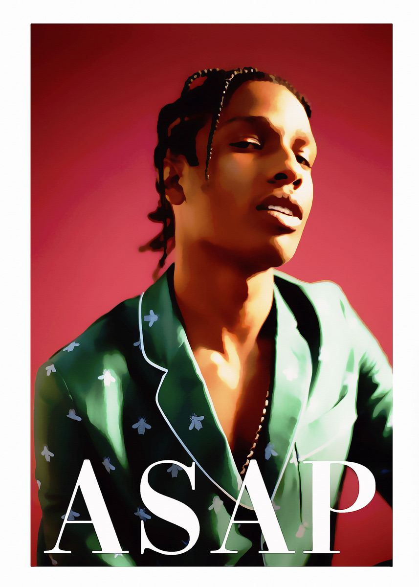 'Asap Rocky' Poster by HANA STUDIO | Displate