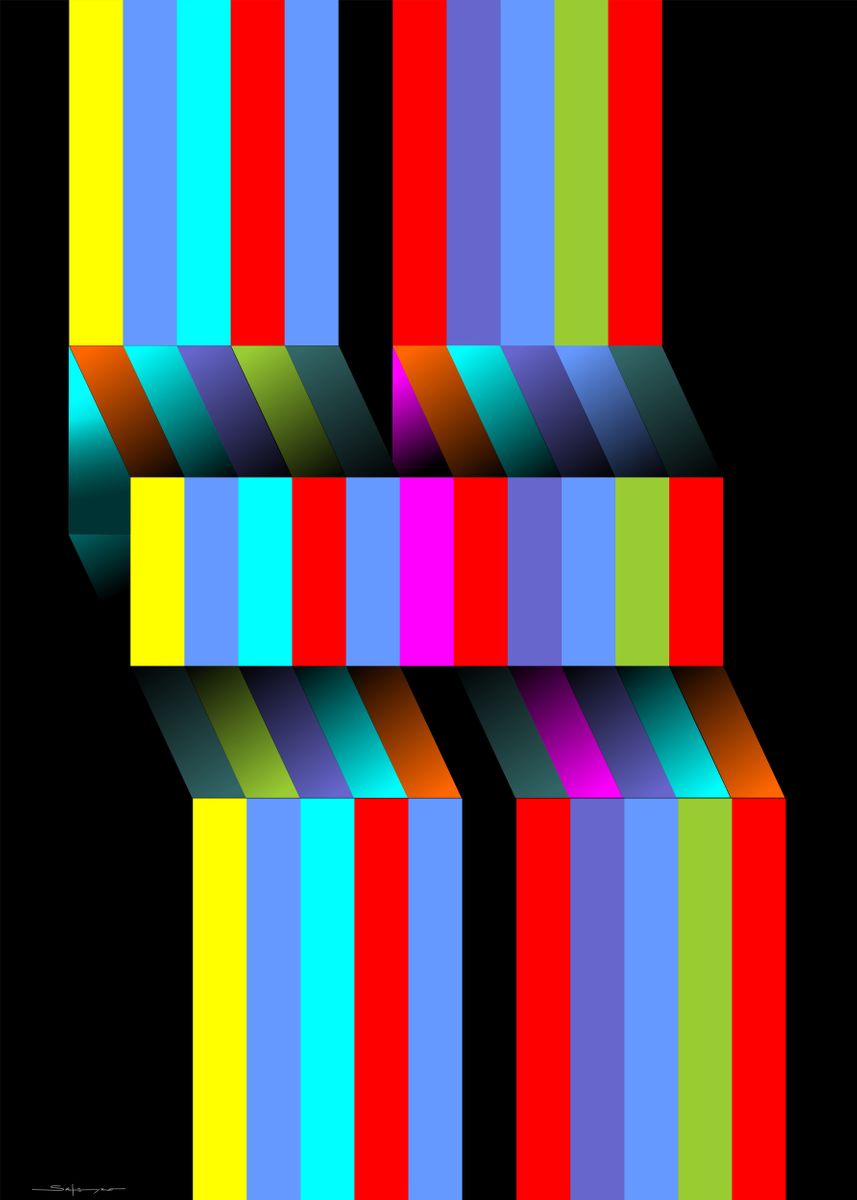 'continuous linear form' Poster by orlando salero | Displate