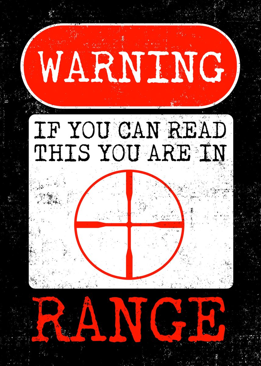 'Warning ' Poster, picture, metal print, paint by Giovanni Poccatutte ...